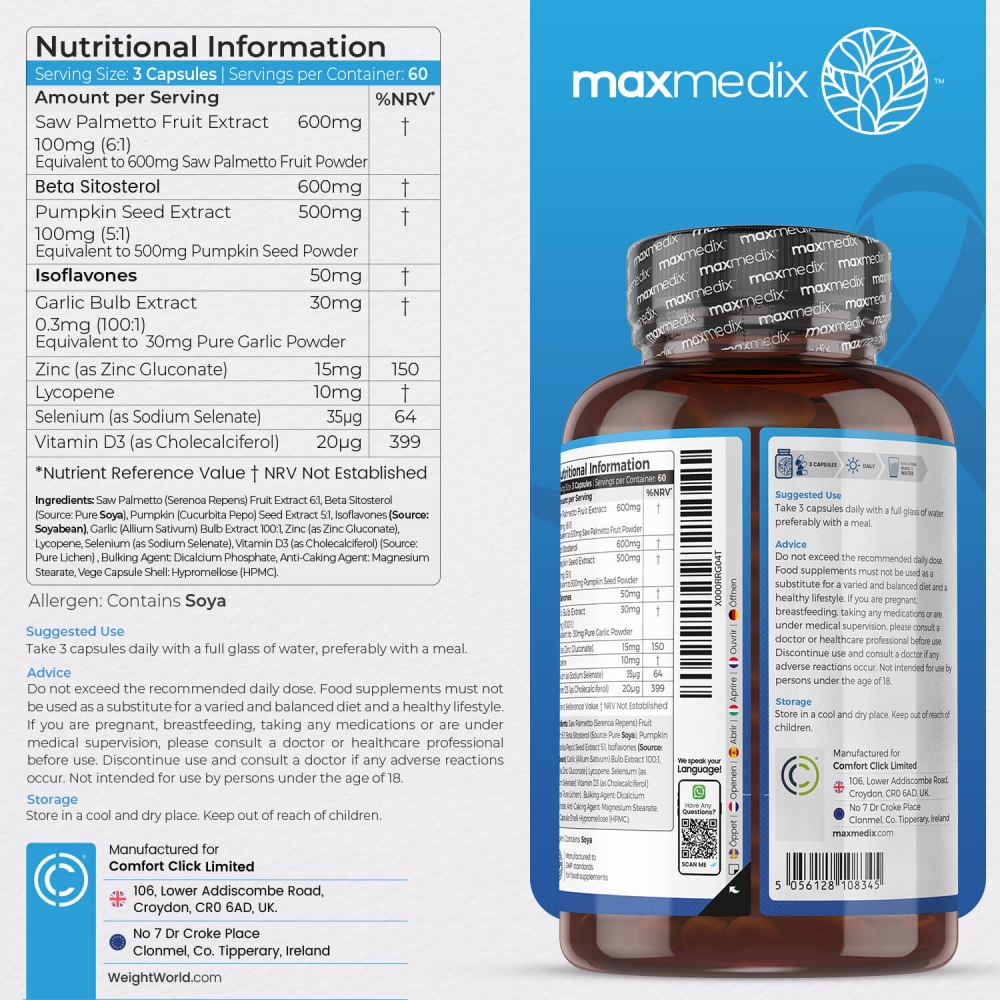 Køb ProstaSure, 180 kapsler l Naturmiddel til prostata l Shytobuy